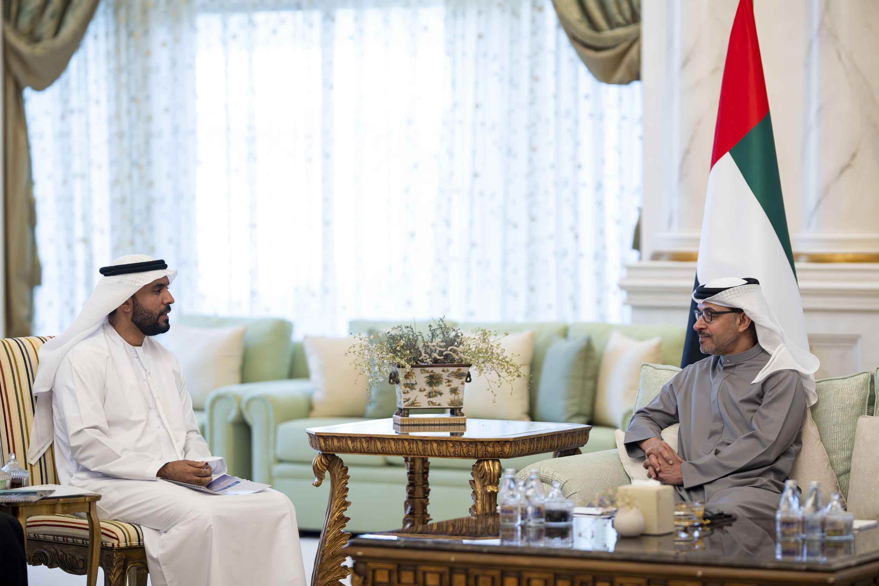 H.H. Sheikh Hazza bin Zayed receives delegation from Abu Dhabi ...